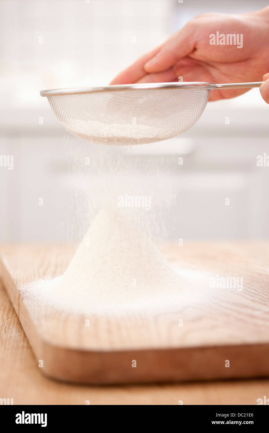 getting ready for baking with flour Stock Photo - Alamy
