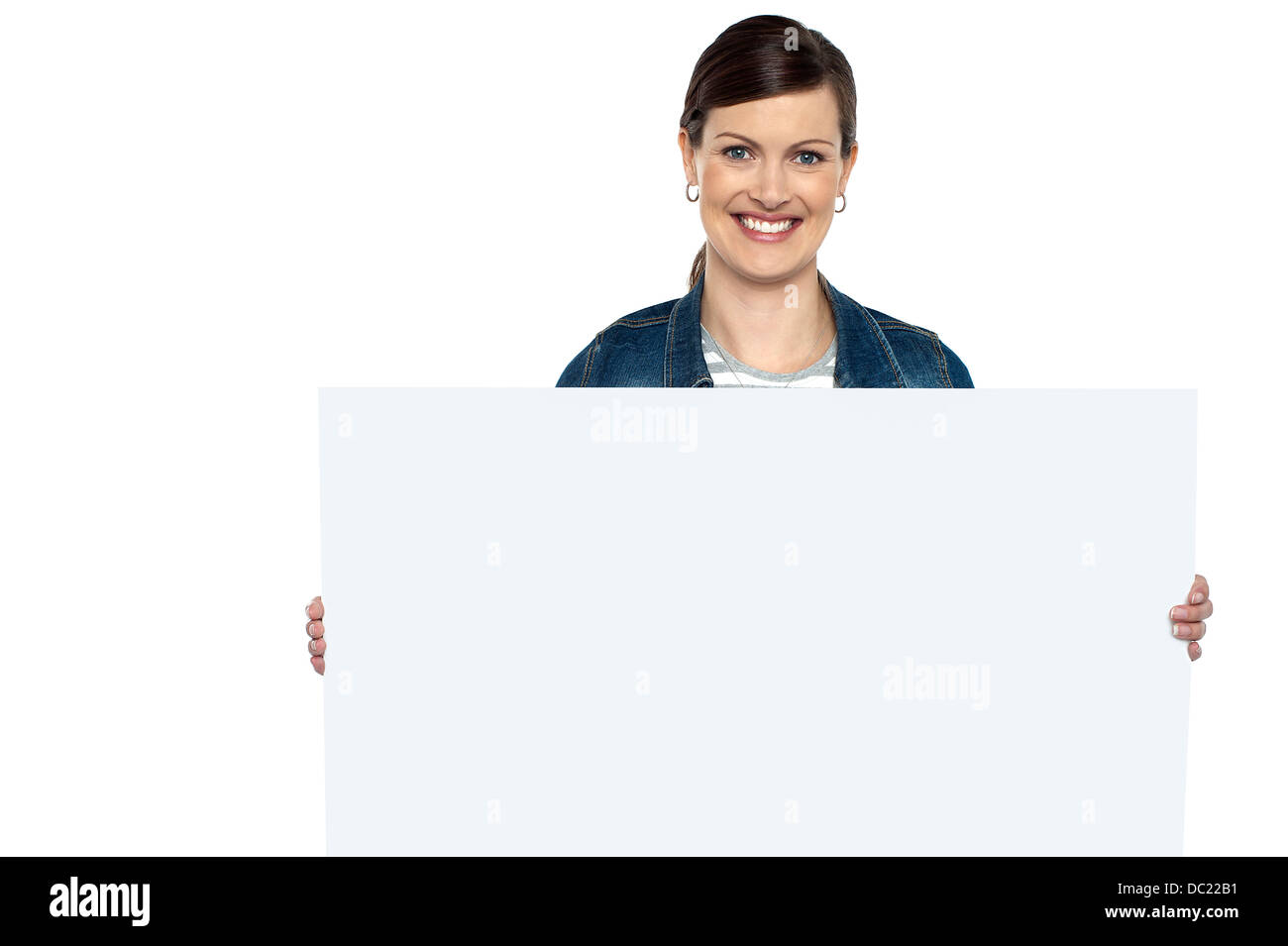 Make use of this blank ad board Stock Photo - Alamy