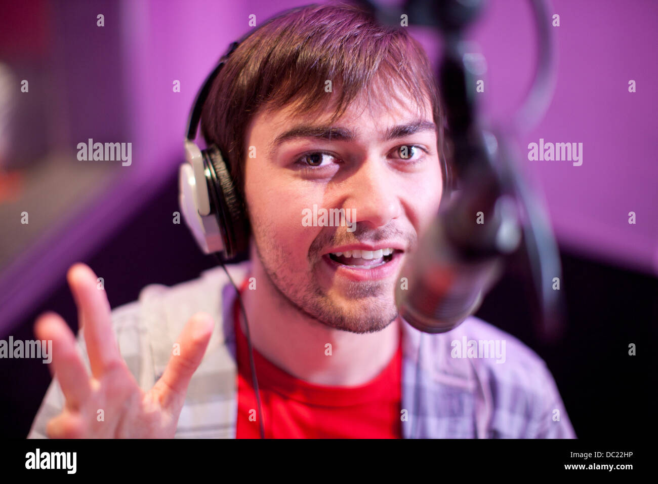 Recording studio portrait hi-res stock photography and images - Alamy