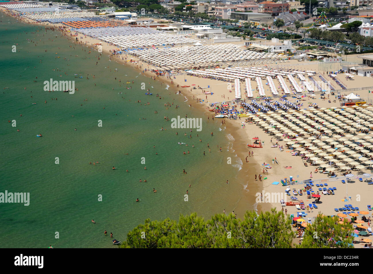 Italy, Lazio, Gaeta, Serapo beach Stock Photo - Alamy