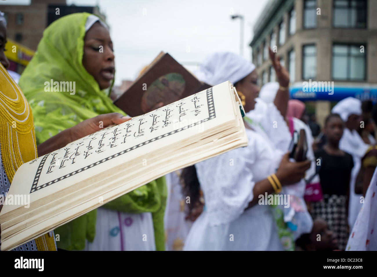 senegalese immigrants participate in a parade in Harlem in New York ...