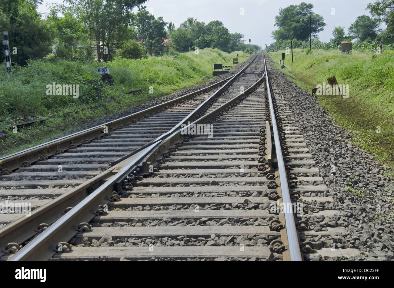 Railway Track India High Resolution Stock Photography and Images - Alamy