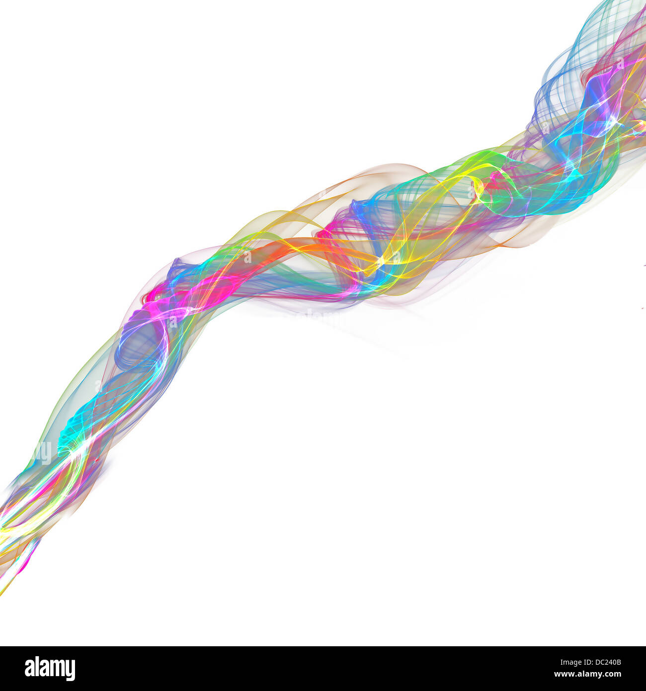 abstract colorful ribbon waves Stock Photo - Alamy