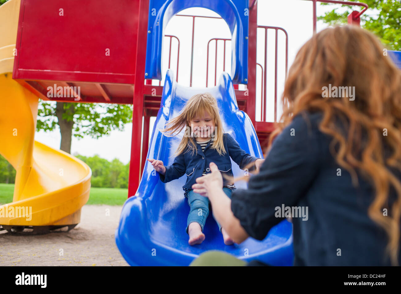 Bottom of slide hi-res stock photography and images - Alamy