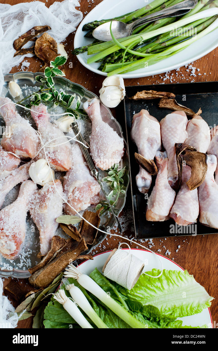 Spring chicken hi-res stock photography and images - Alamy