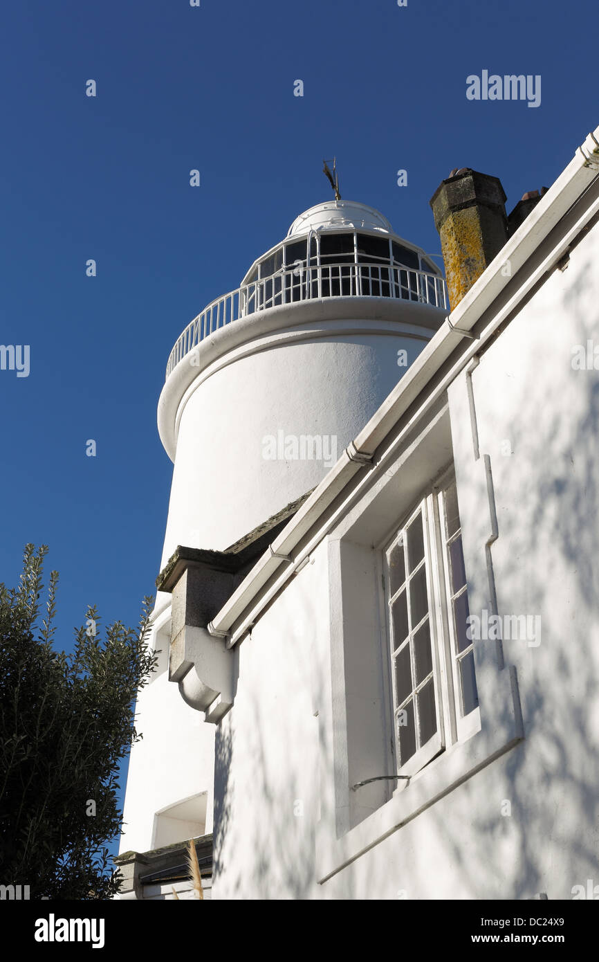 The Lighthouse on St Agnes, Isles of Scilly, England, UK Stock Photo ...