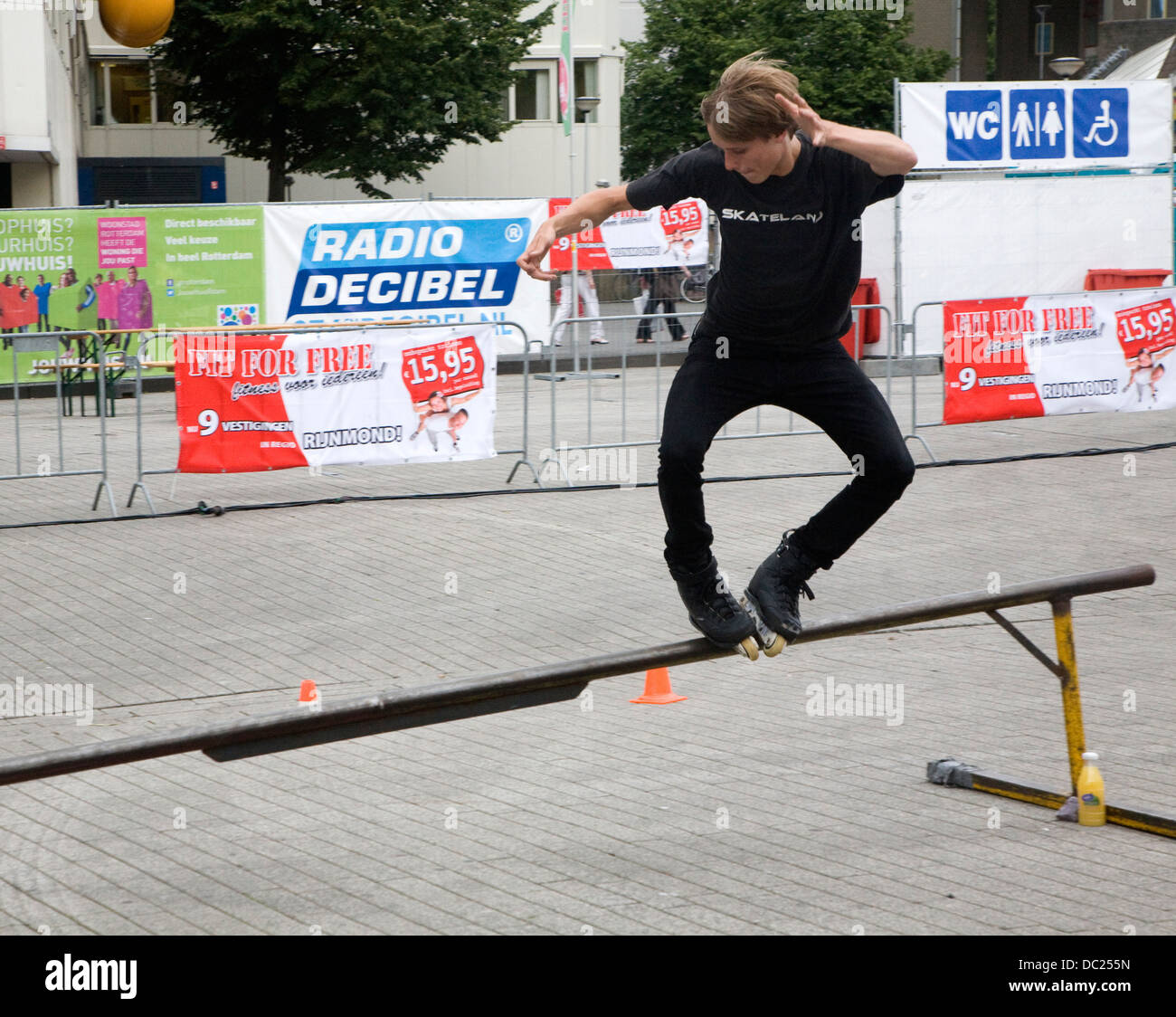 Roller skating blading event Rotterdam Netherlands Stock Photo - Alamy