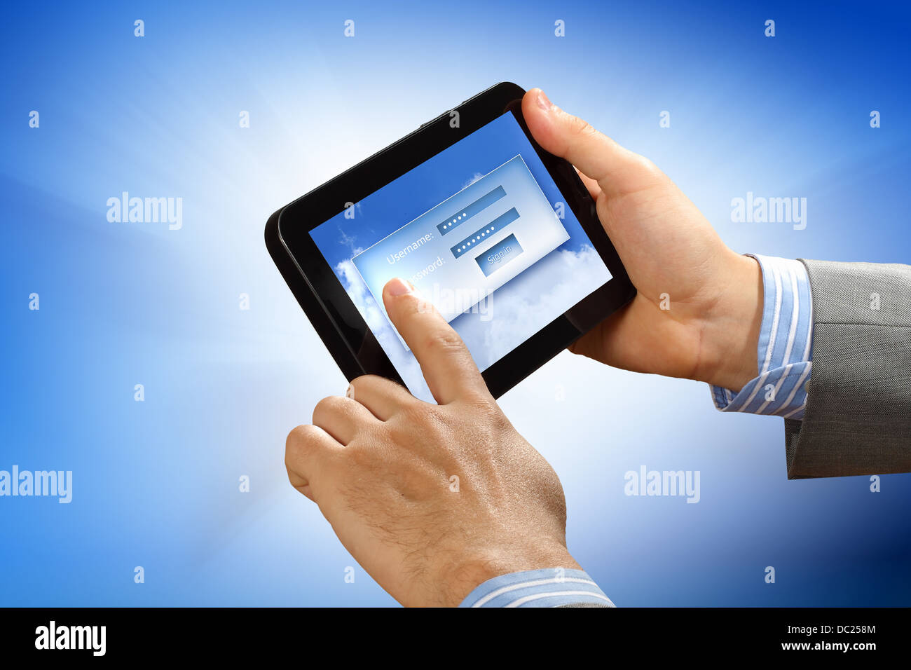 login with email and password Stock Photo - Alamy