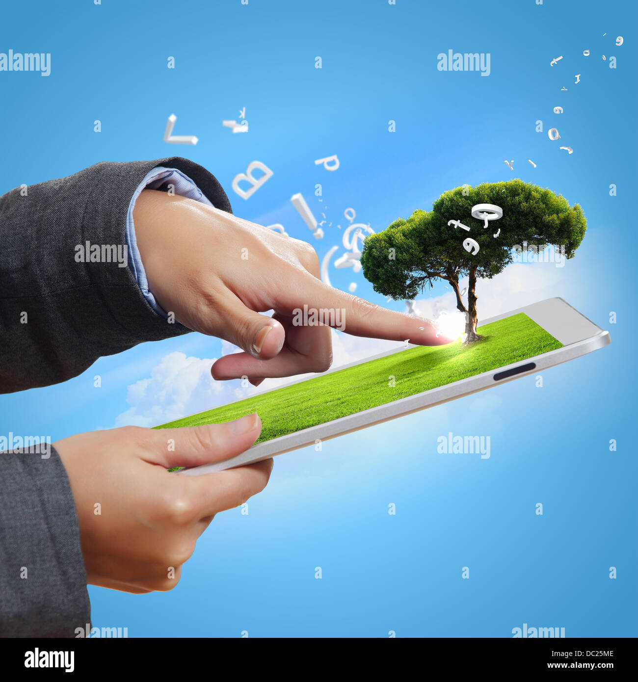 technology for ecology protection Stock Photo - Alamy