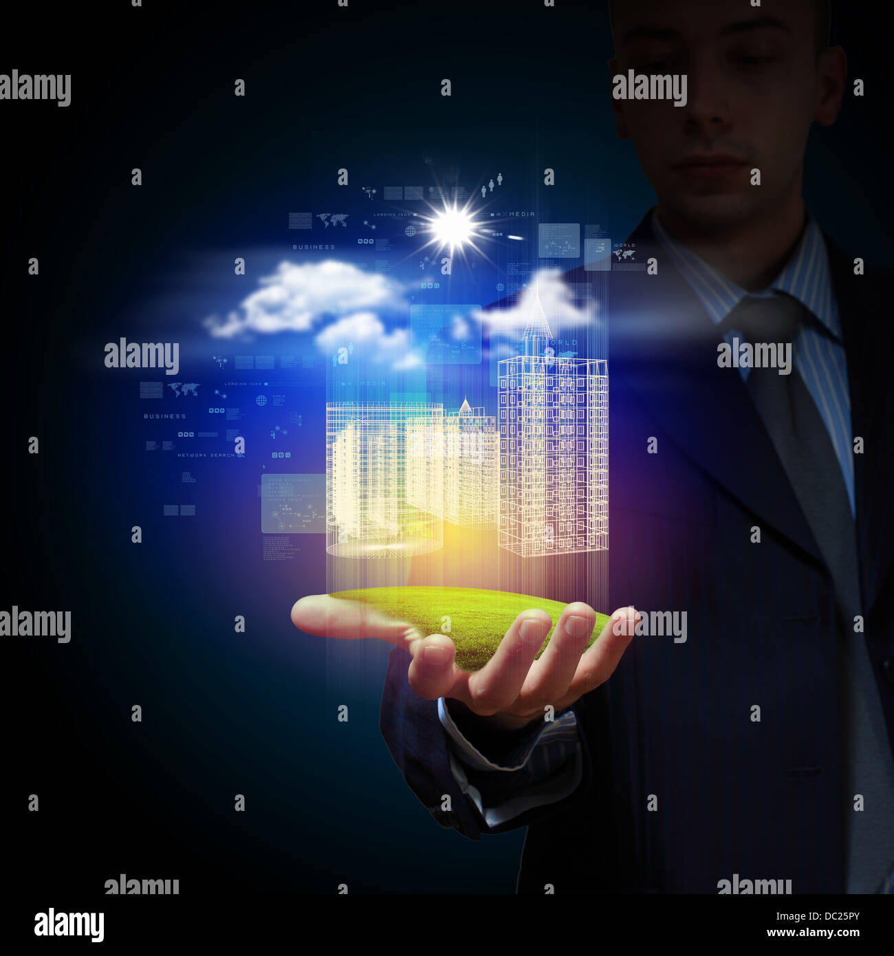 engineering automation building design Stock Photo - Alamy