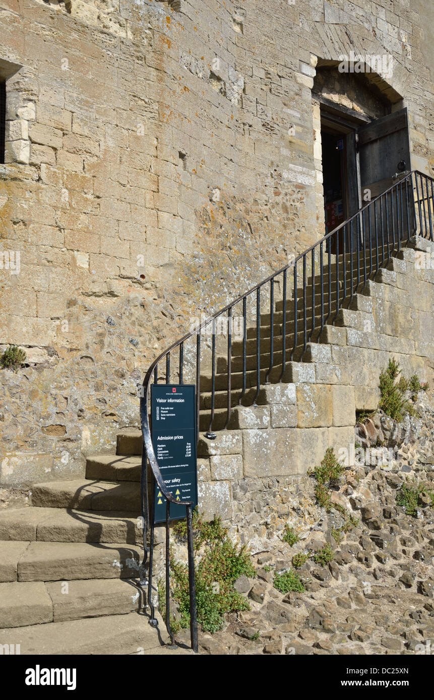 Castle Steps orford Stock Photo - Alamy
