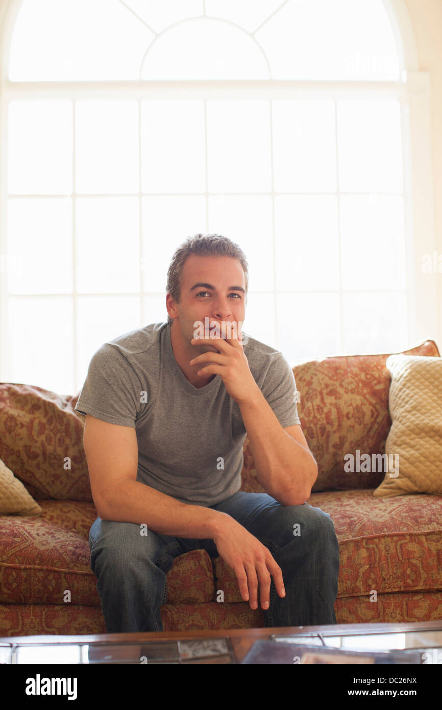 Hand only sofa hi-res stock photography and images - Alamy