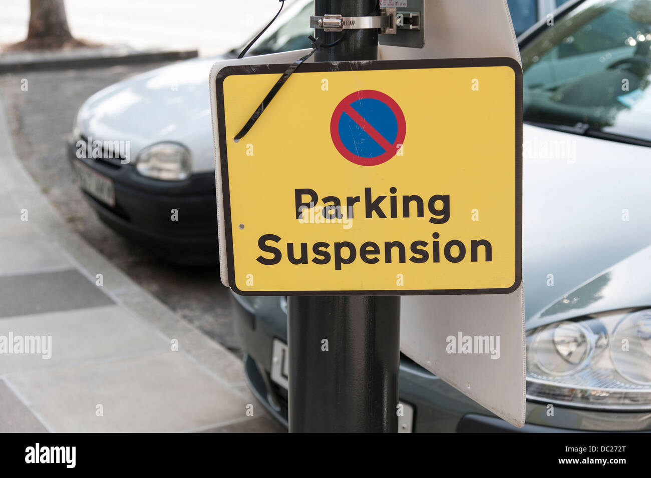 Parking suspension sign hi-res stock photography and images - Alamy