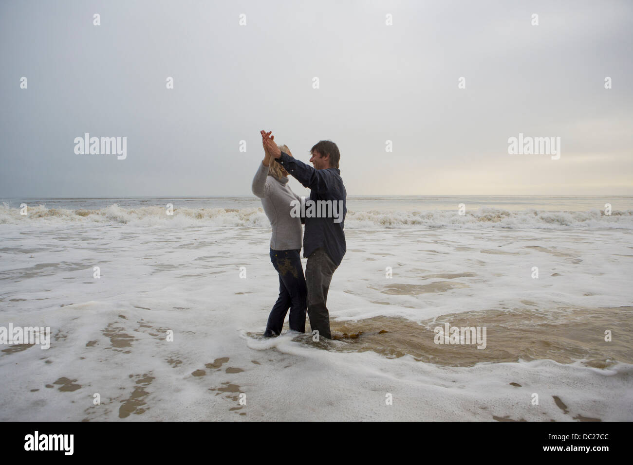 Man dancing on beach hi-res stock photography and images - Alamy