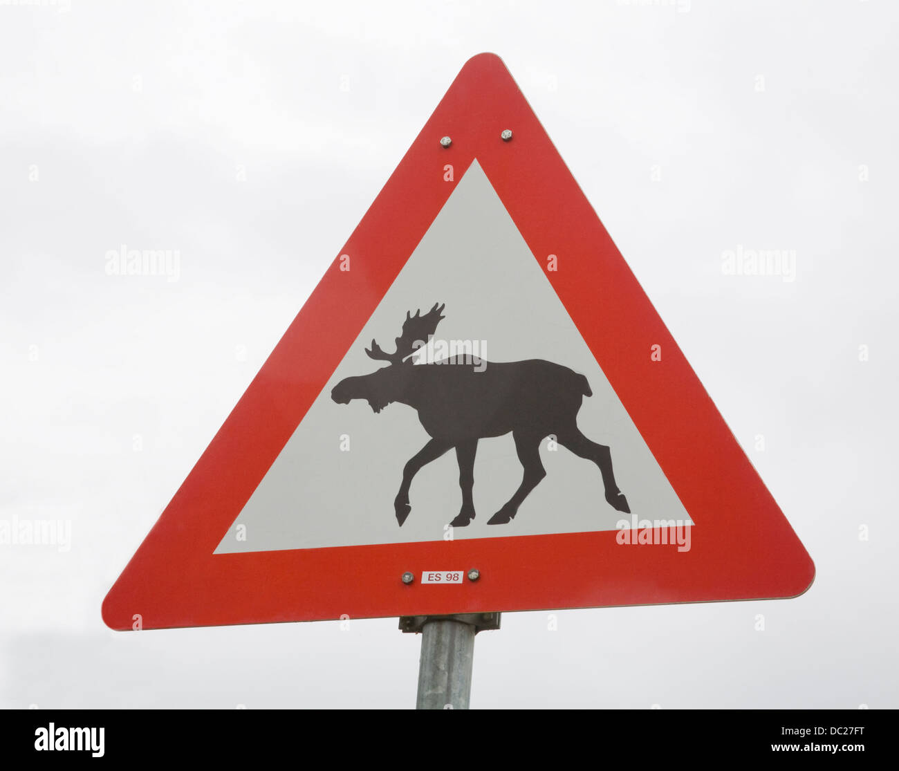 Elk Crossing Sign