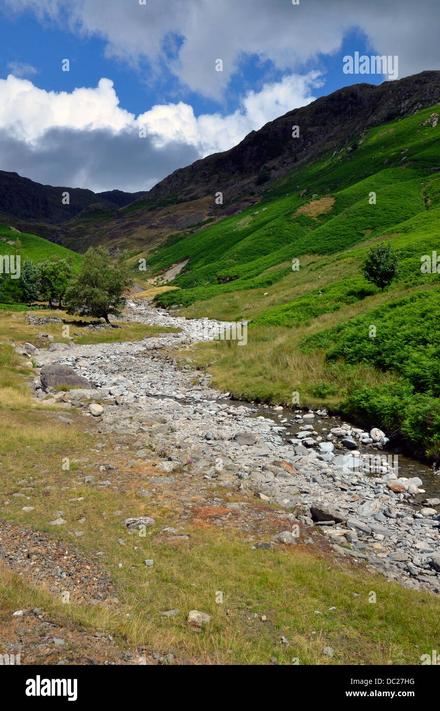 Copper Mines Valley above Coniston in the Lake District National Park ...