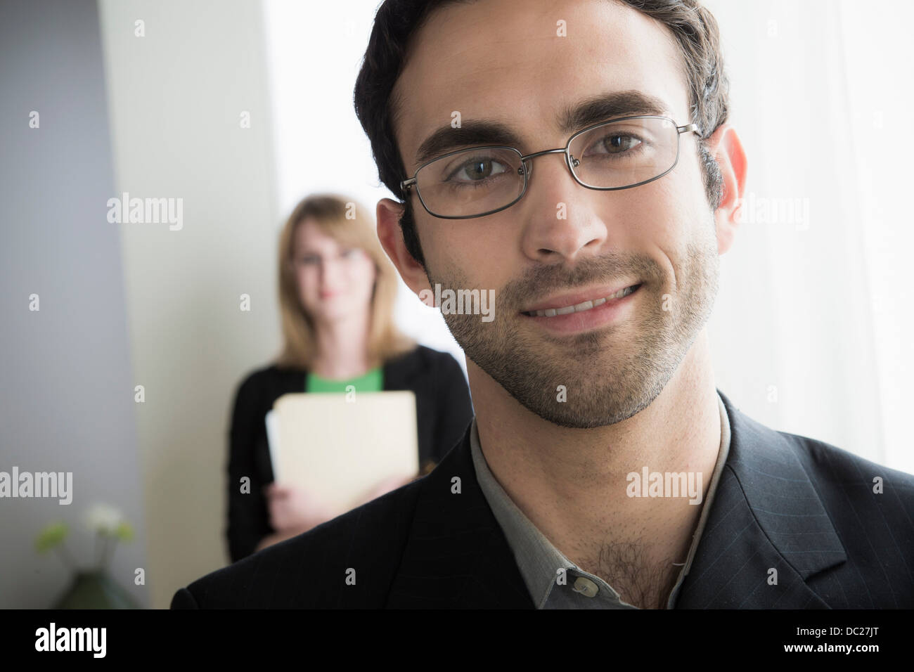 Eye male glasses close hi-res stock photography and images - Alamy