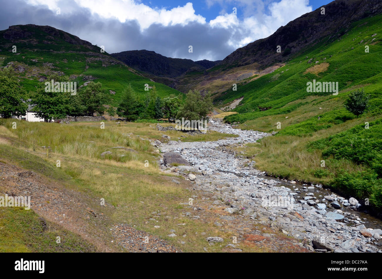 Copper Mines Valley above Coniston in the Lake District National Park ...