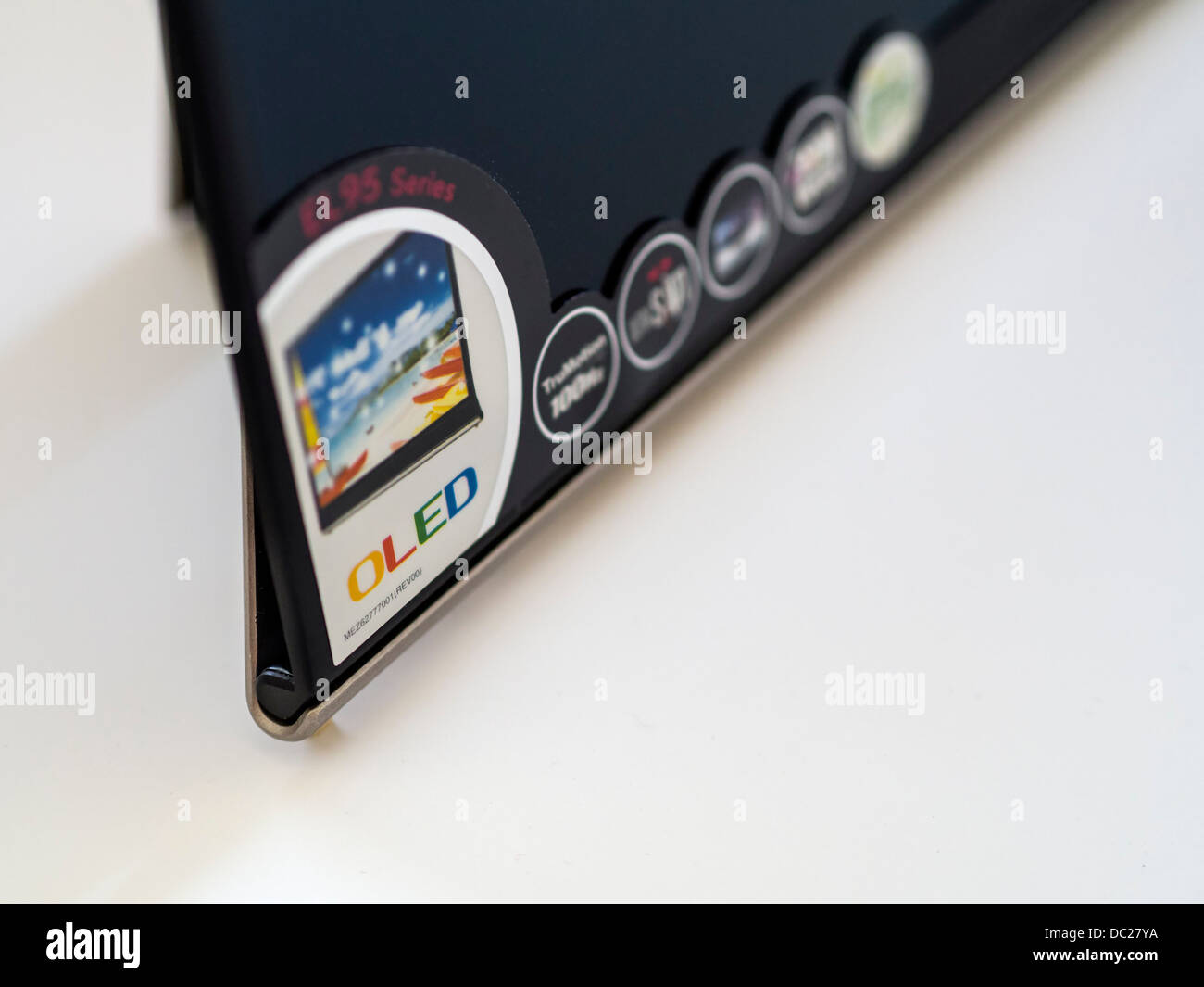 LG 15EL9500 15" OLED TV cut out isolated on white background Stock ...