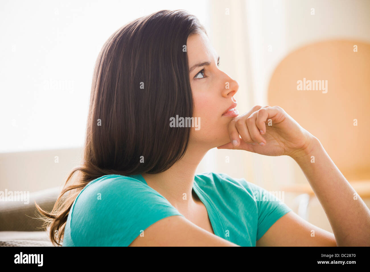 Hand n chin hi-res stock photography and images - Alamy