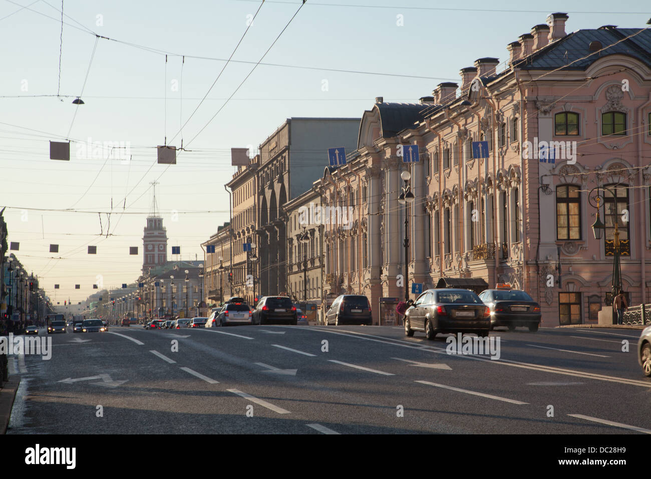 Nevsky Prospect, St. Petersburg, Russia Stock Photo - Alamy