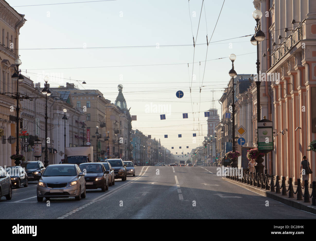 Nevsky Prospect, St. Petersburg, Russia Stock Photo - Alamy