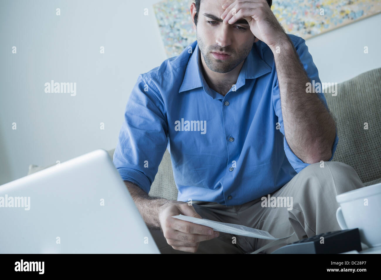 Worried man hi-res stock photography and images - Alamy