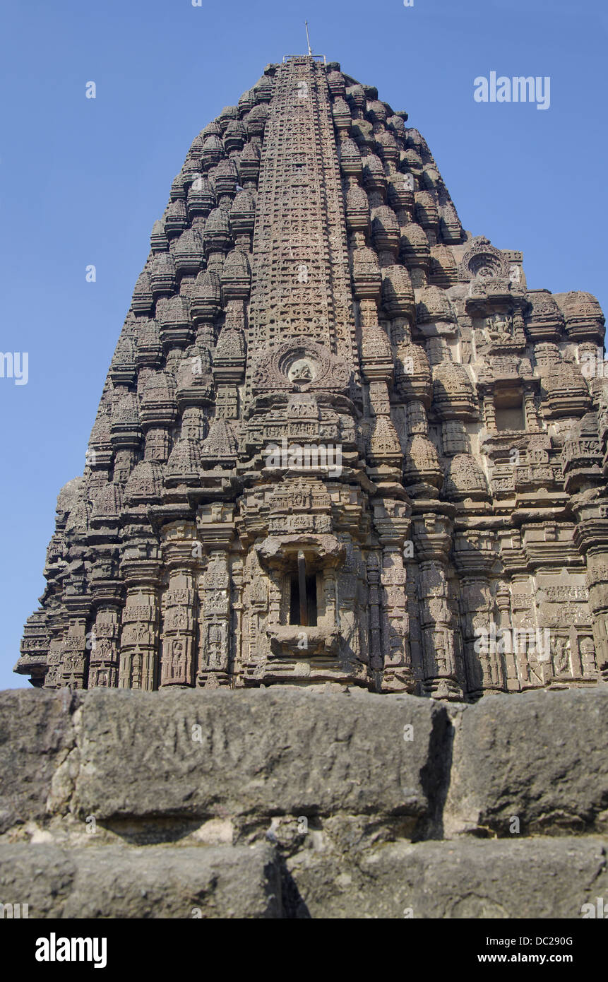 Gondeshwar Temple, carved dome (shikhar), Sinnar, Maharashtra, India ...
