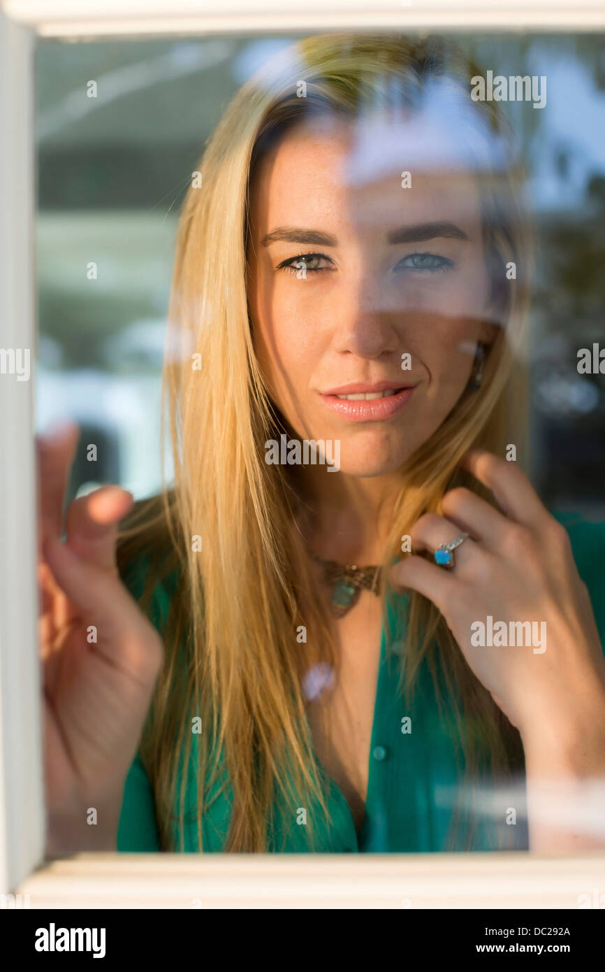 Hand through hair hi-res stock photography and images - Alamy
