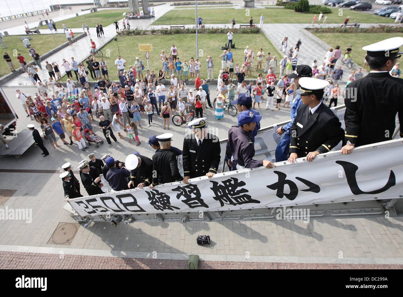 Gdynia, Poland 7th, August 2013 Japanesse Self Defense Naval Ships ...