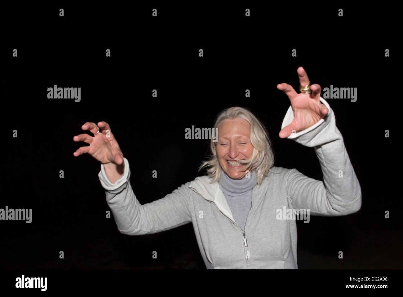 Woman growling hi-res stock photography and images - Alamy