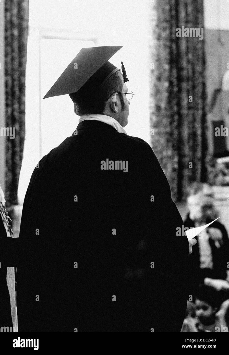 Teacher mortar board Black and White Stock Photos & Images - Alamy