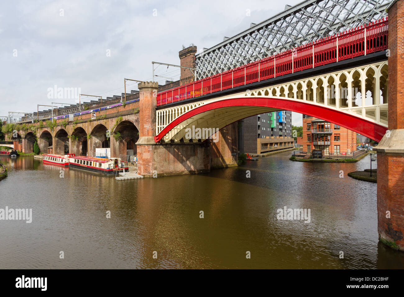 Cornbrook viaduct manchester castlefield hi-res stock photography and ...