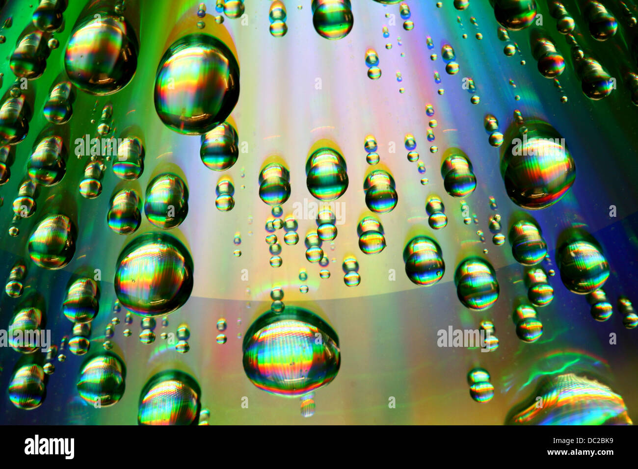 clean multicolored waterdrops macro background Stock Photo - Alamy