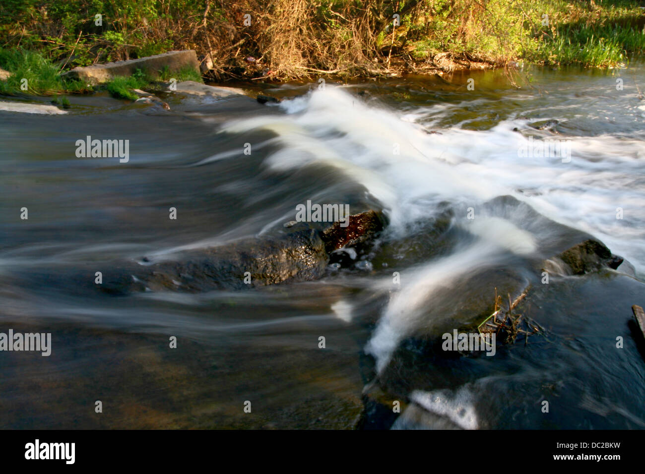water splash in river nature Stock Photo - Alamy