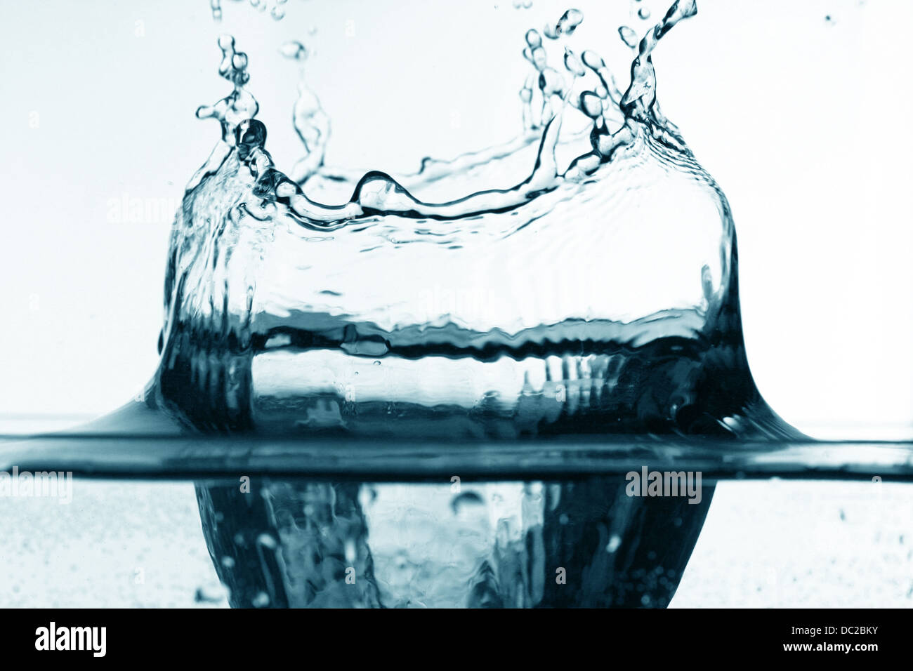 colossally blue watersplash purity backgrounds Stock Photo - Alamy