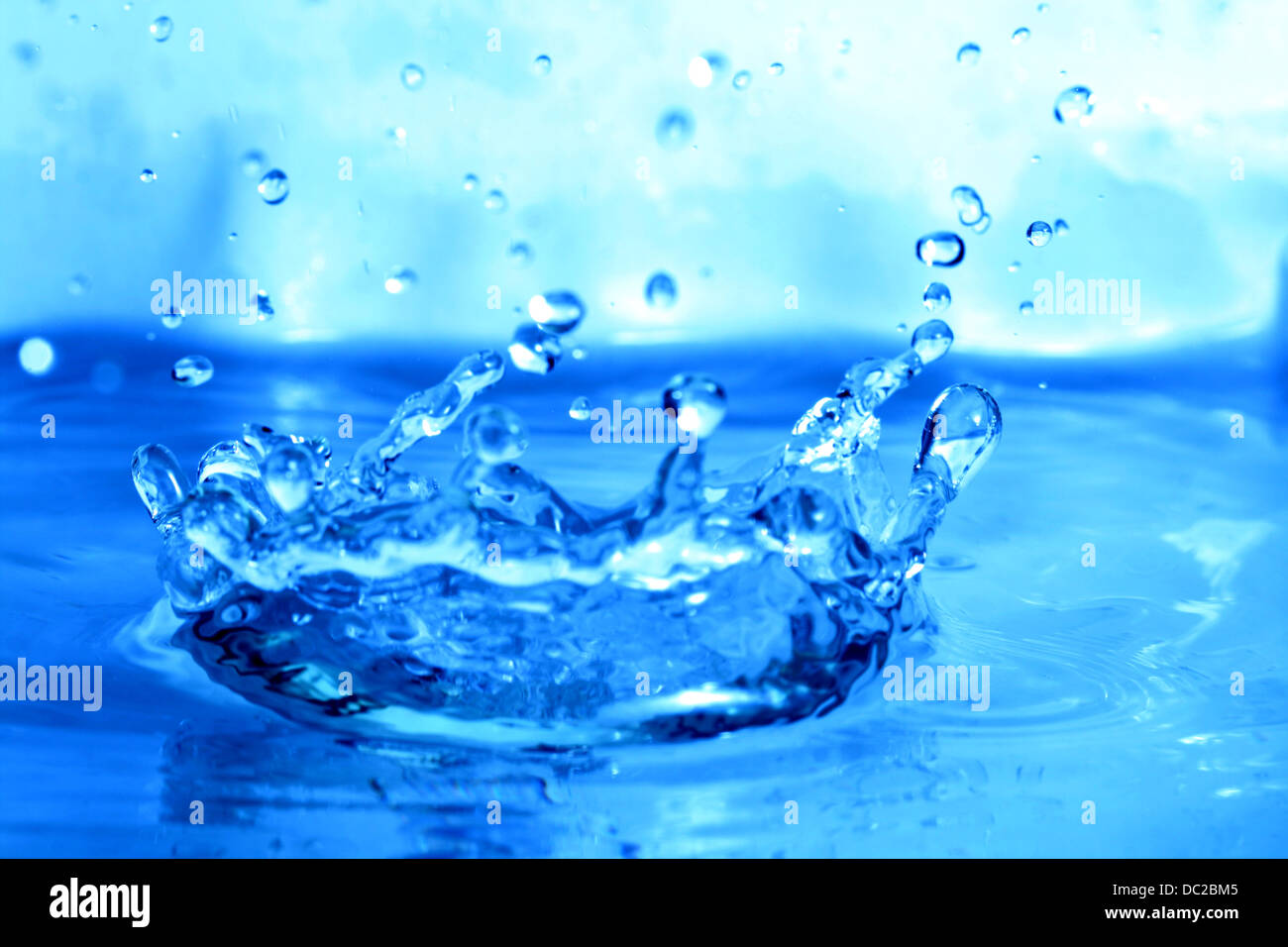 water splash macro close up Stock Photo - Alamy