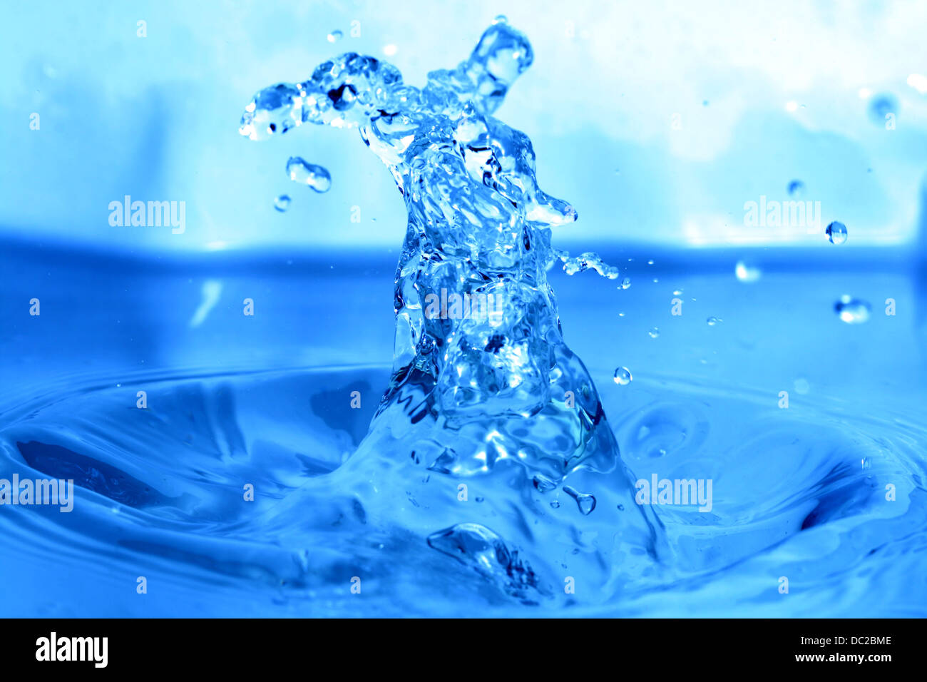 water splash macro close up Stock Photo - Alamy