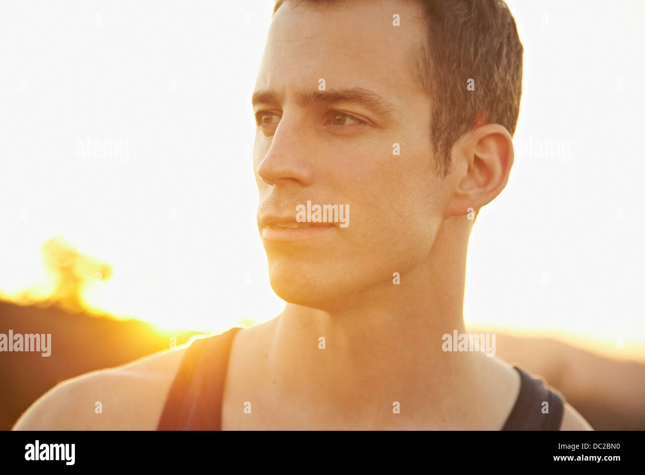 Man looking into the distance hi-res stock photography and images - Alamy