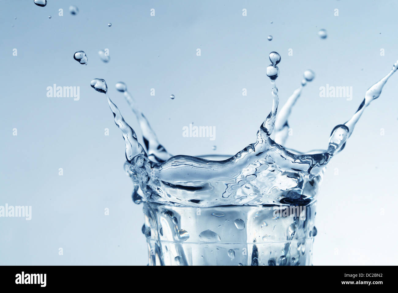 water splash in glass Stock Photo - Alamy