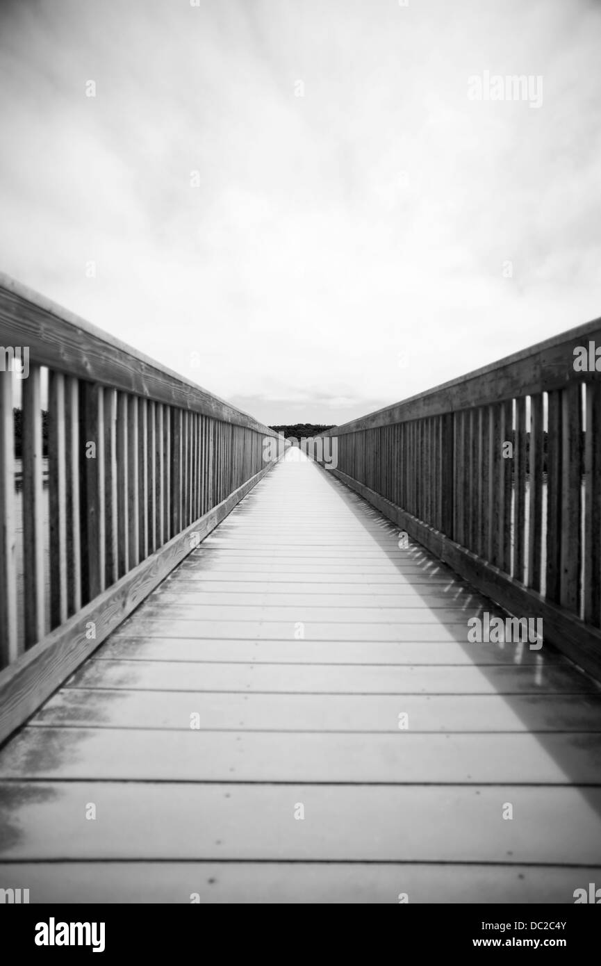 Bridge over lake in California Stock Photo - Alamy