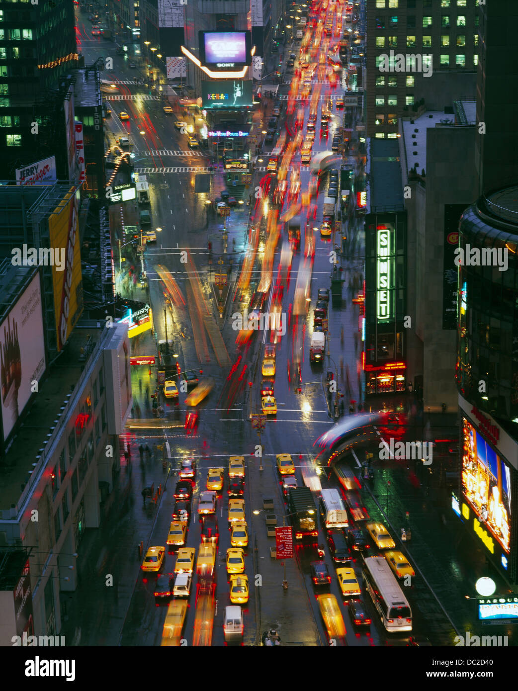 Times Square at night, New York, USA Stock Photo - Alamy