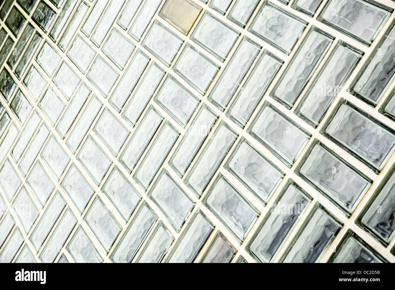 A glass brick wall background. Architecture exterior Stock Photo - Alamy