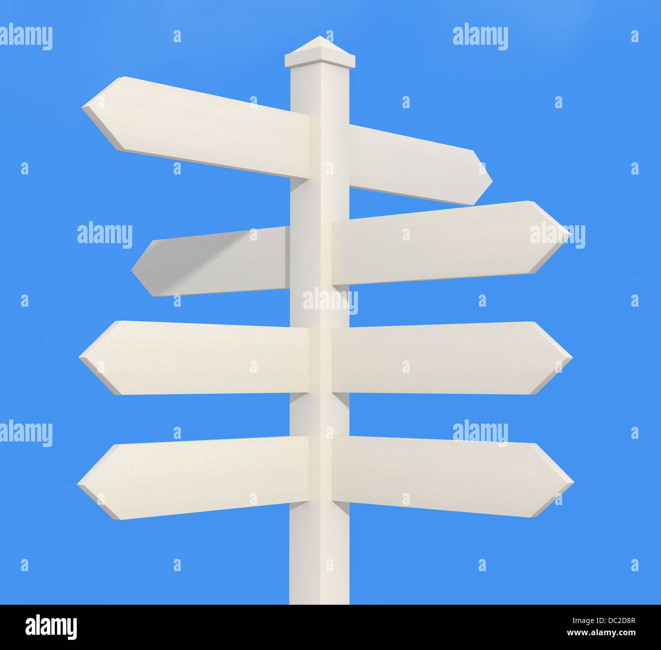 Blank sign post hi-res stock photography and images - Alamy