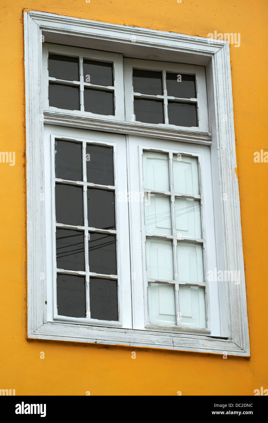White Window frame, Miraflores district of Lima, Peru Stock Photo - Alamy