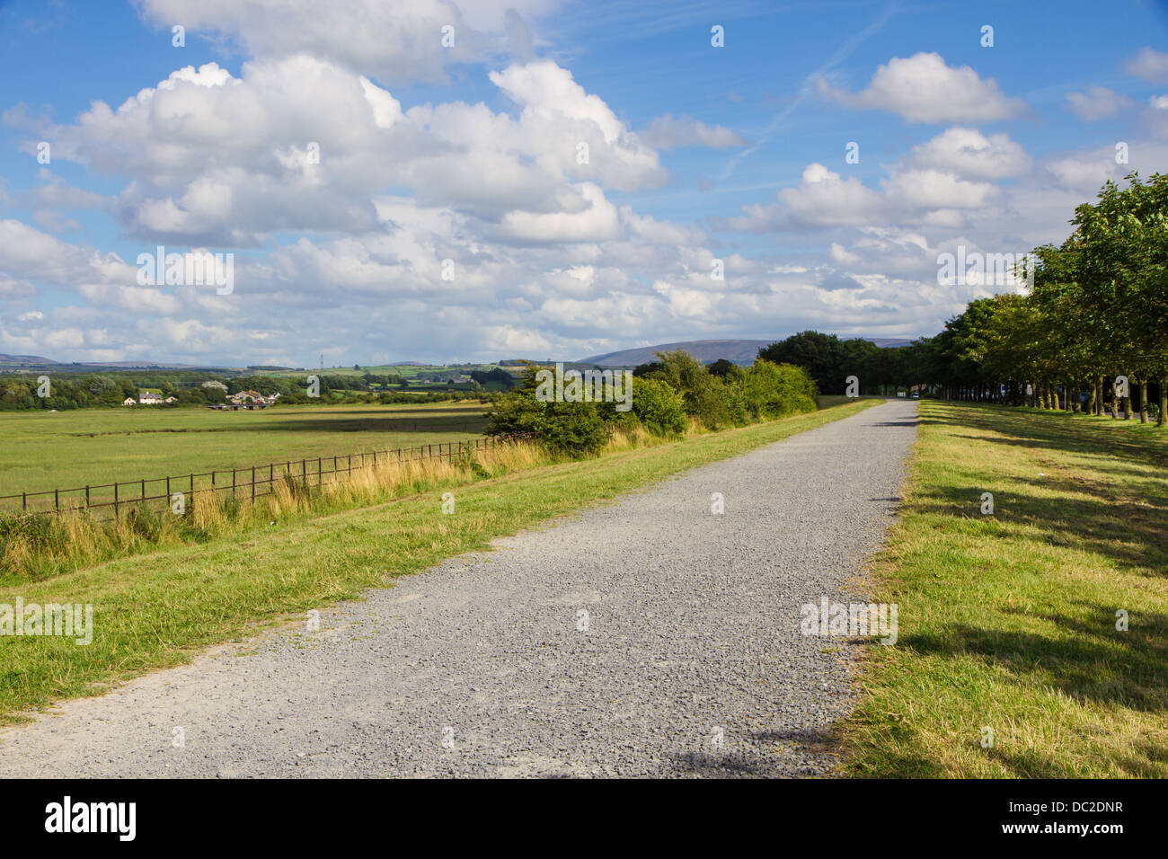 Pathway through the countryside in Glasson Dock in the City of ...