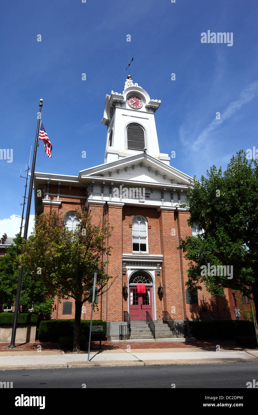 Adams County court house building, Gettysburg, Pennsylvania, USA Stock ...