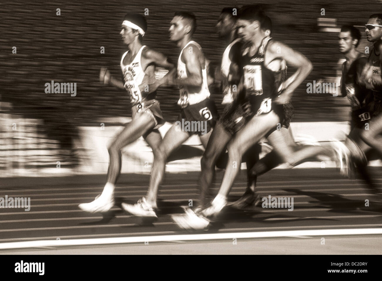Action of track race Stock Photo - Alamy