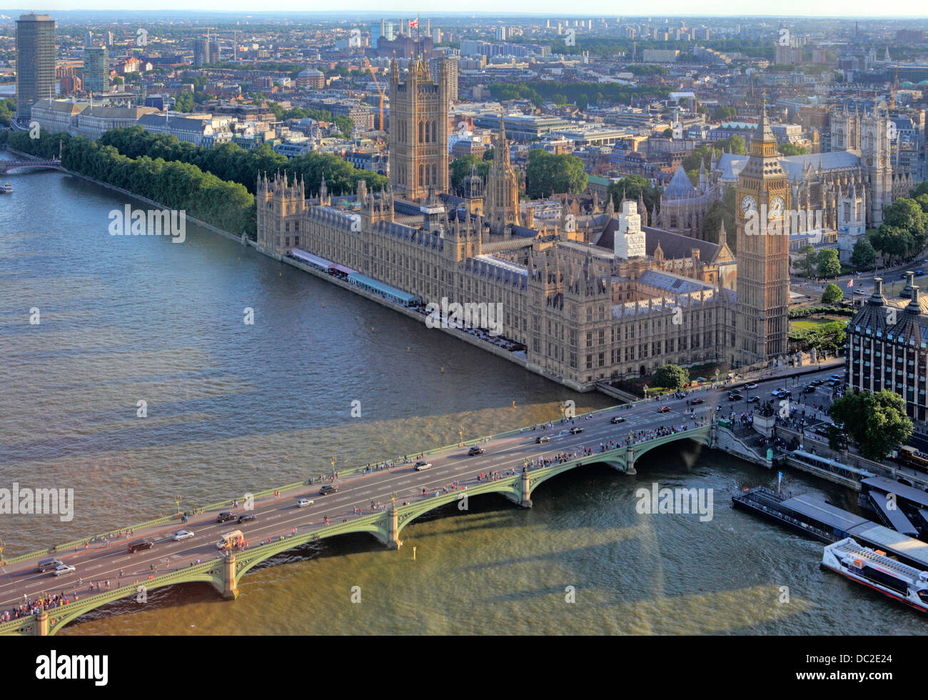 Aerial view of westminster hi-res stock photography and images - Alamy