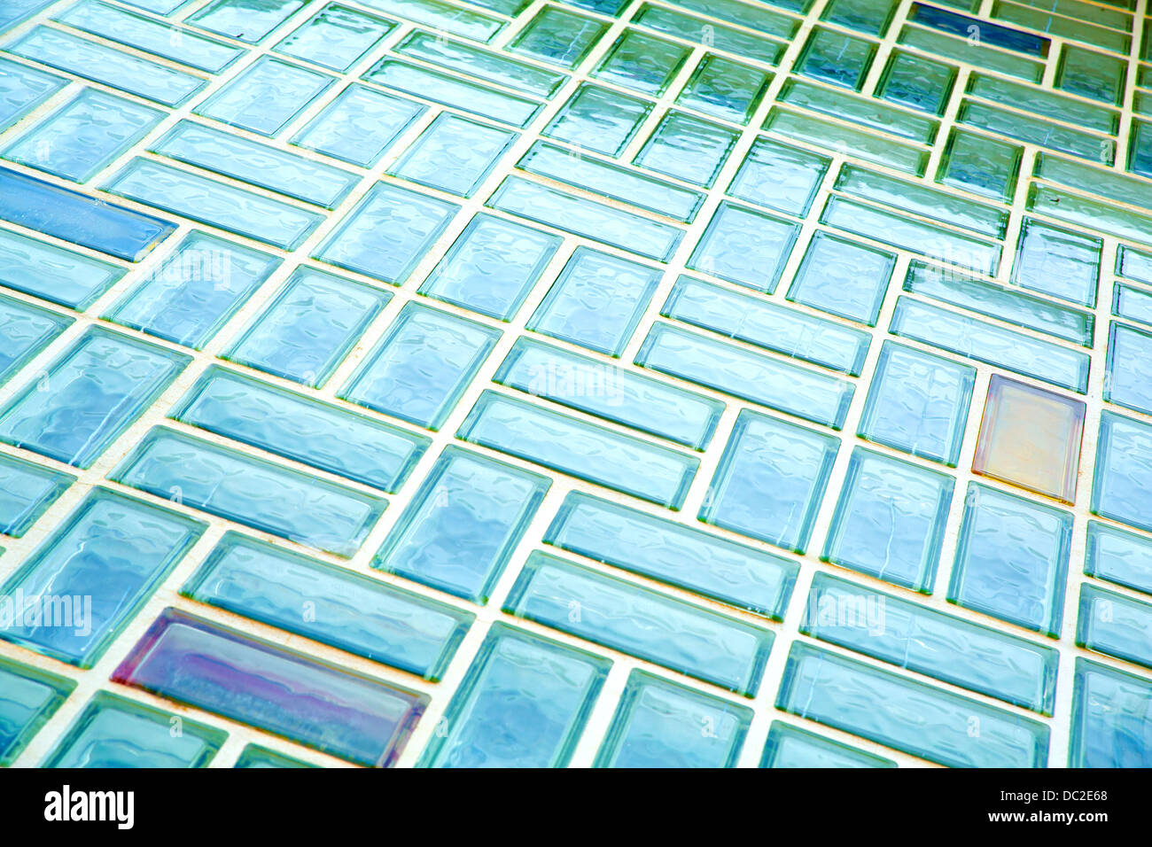 A glass brick wall background. Architecture exterior Stock Photo - Alamy